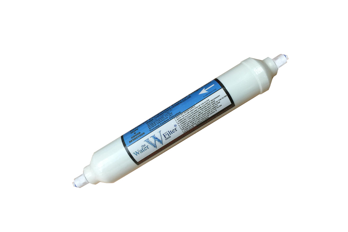 6 Month Universal External Fridge Filter Push Fits 1/4" Pipe – Water ...